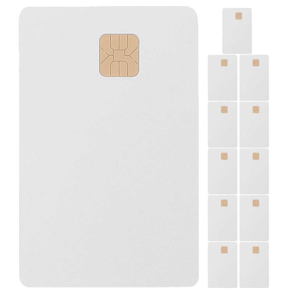 12pcs Blank Credit Cards Blank Cards with Chips Blank Ic Cards Door ...