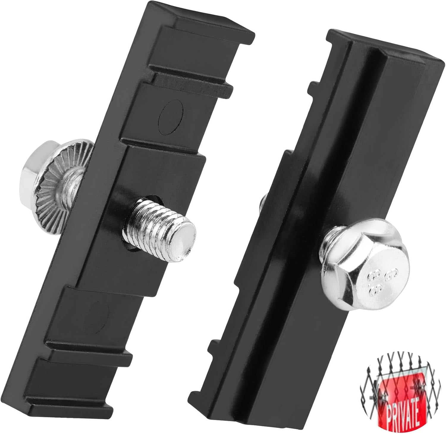 12pcs Chain Link Fences Signs Mounts Fastener Brackets Clips with ...