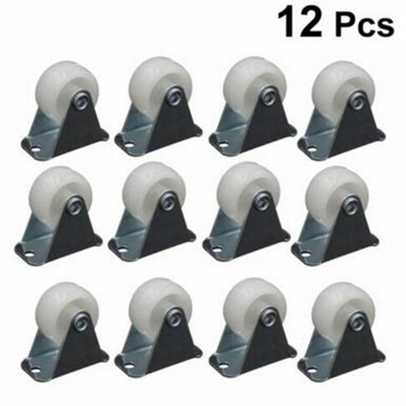 12pcs Chair Caster Wheel Furniture Castors For Trolleys Small Machinery ...