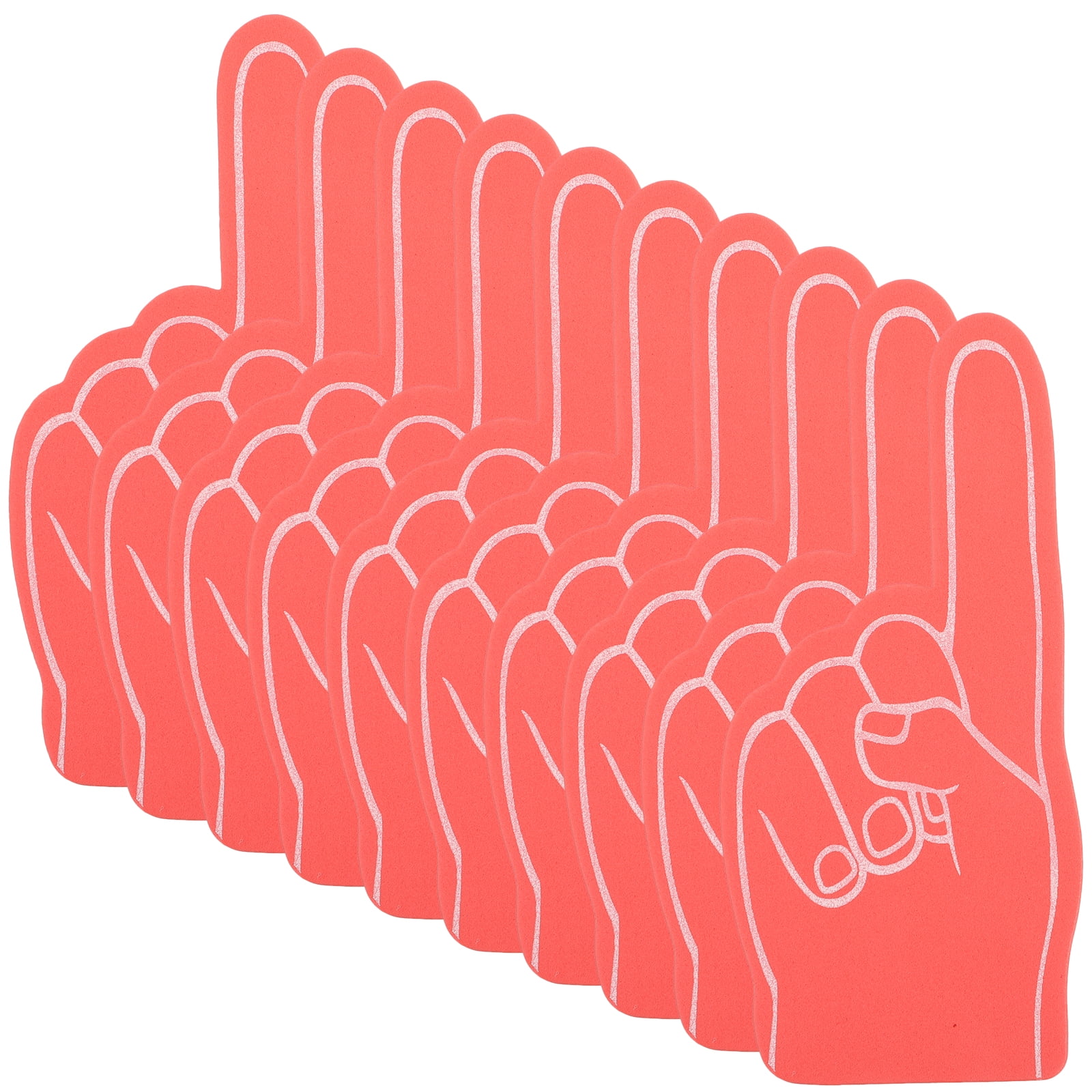 12pcs Cheering Squad Use Prop Cheering Finger Cheer Leading Foams Hand ...