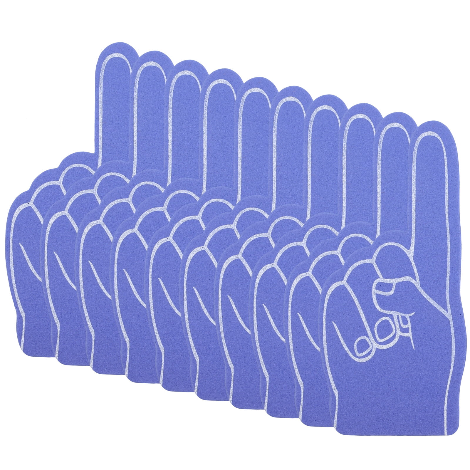 RENACLIPY 12pcs Sports Fans Cheering Mini Hands Foam Photo Prop Gift ...