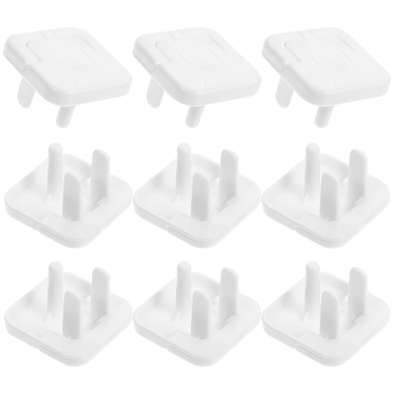 12pcs Child Proof Electrical Protector Plastic Outlet Covers Wall ...