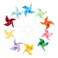12pcs Children Pinwheels Kit DIY Pinwheels Kit Graffiti Windmill Toy ...