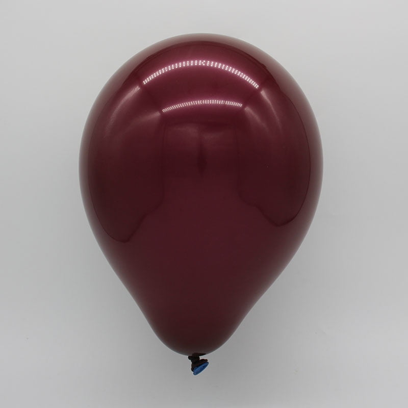 12pcs Chrome Metallic Red Green Double Layer Balloon Pearl Latex Helium ...