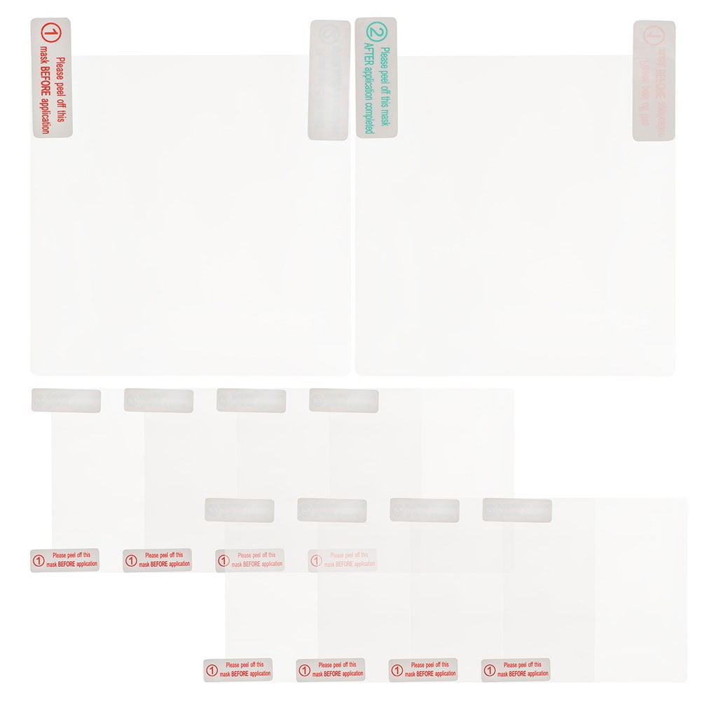 12pcs Clear Static Cling Window Film For Car Dash Cam Double-Sided ...