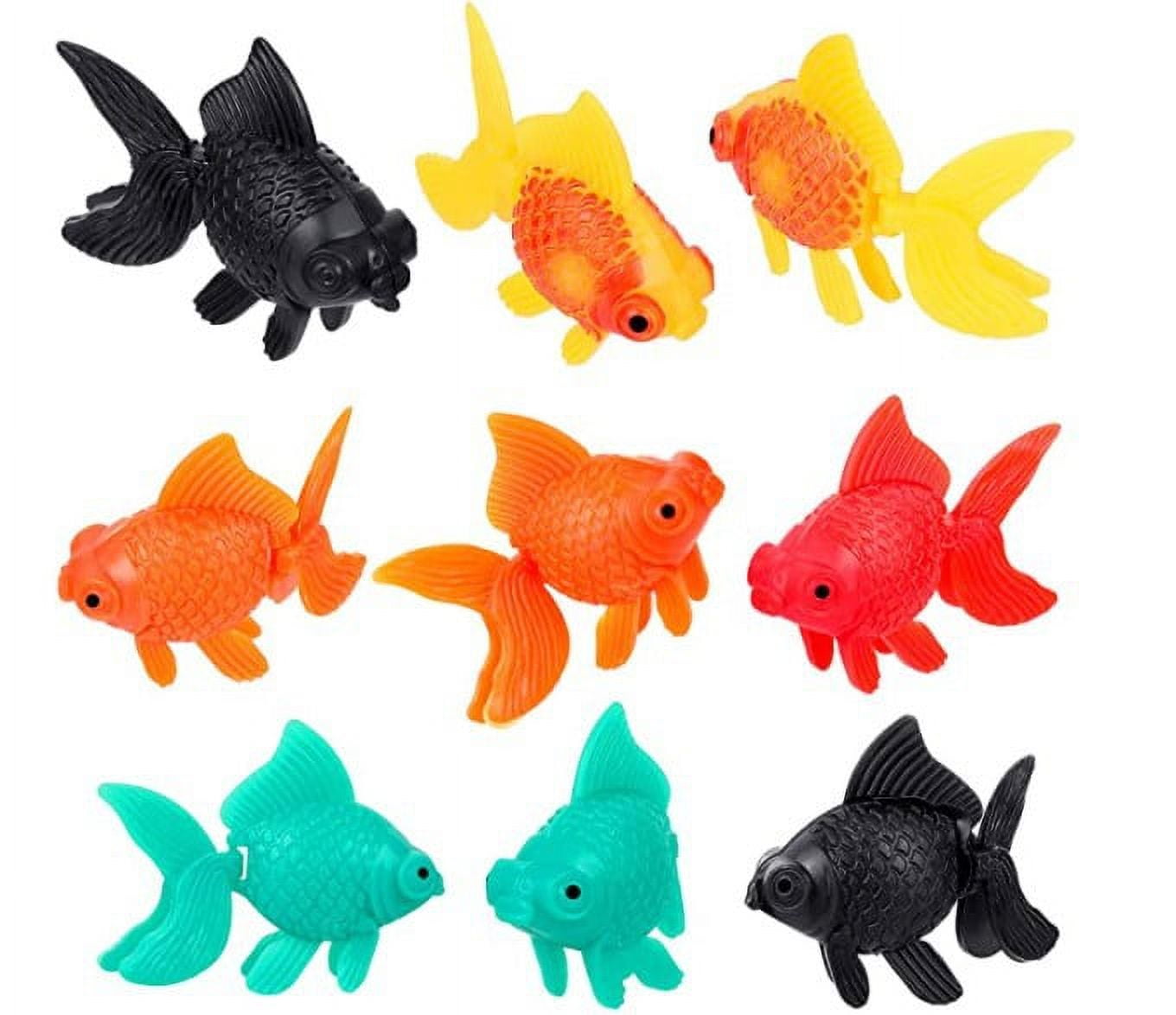 12pcs Colorful Fake Fish Model Fish Tank Decorative Simulation Goldfish ...