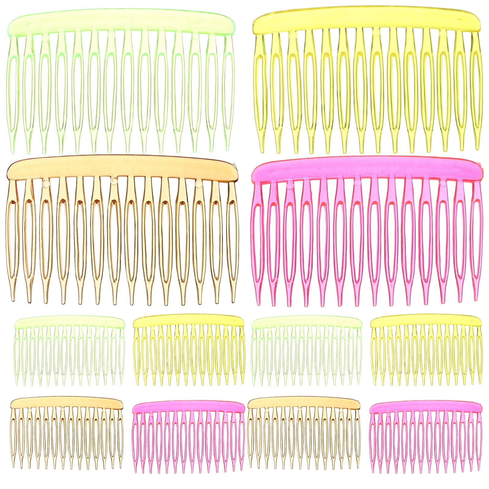 12pcs Colorful Plastic Hair Clip Combs Vintage Small Hair Side Combs ... 12pcs Colorful Plastic Hair Clip Combs Vintage Small Hair Side Combs ...