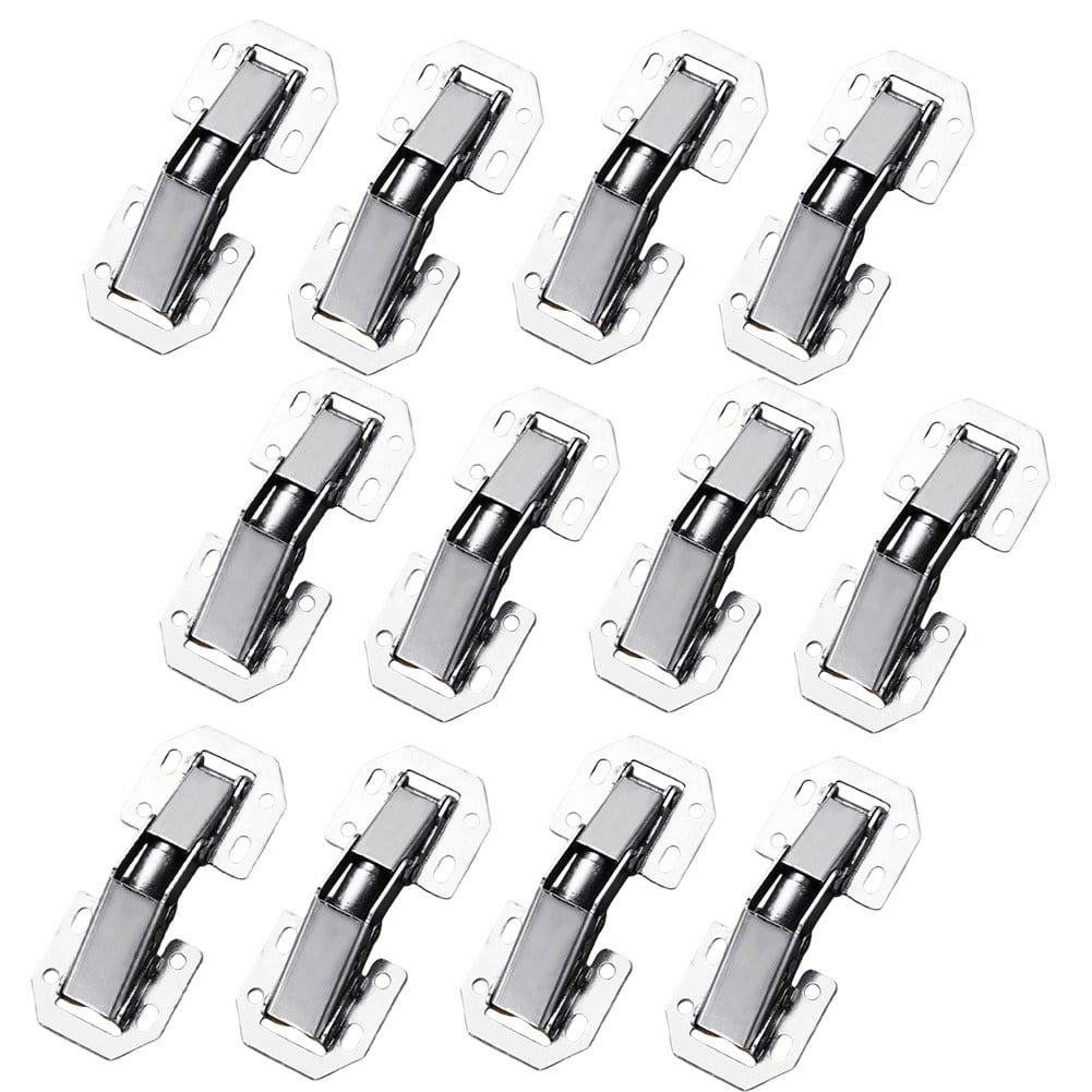 12pcs Concealed Hinge 90 Degree Hinge Concealed Cabinet Door Hinge With ...