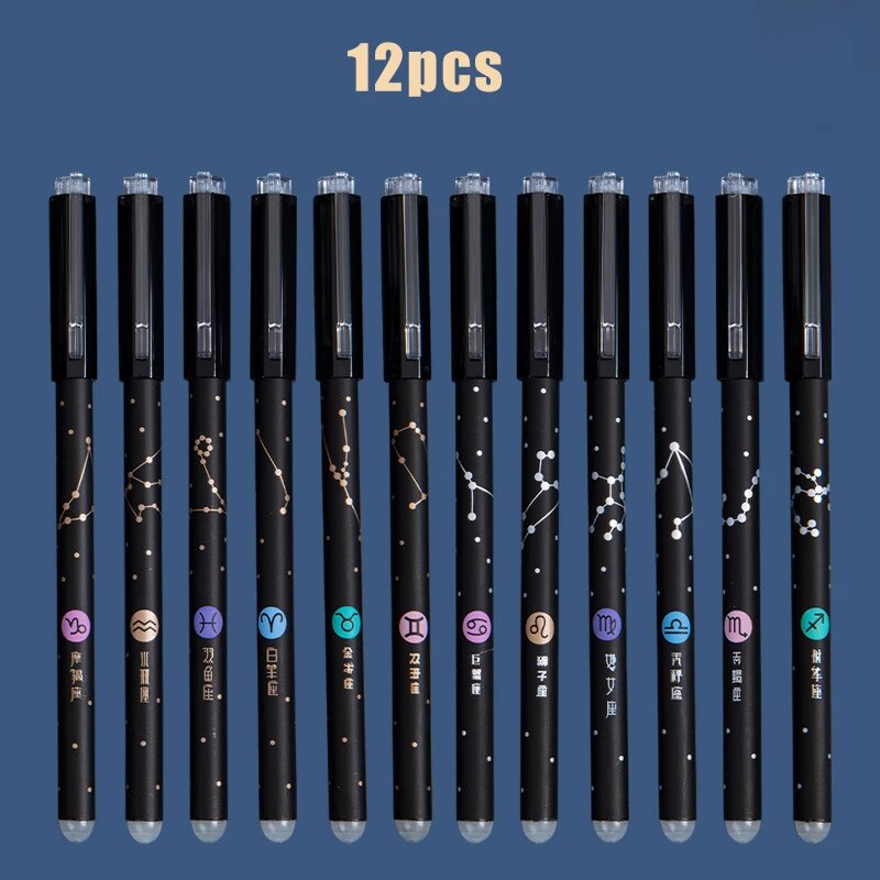 12pcs Constellation Gel Pens, Erasable Pens, Erasable Gel Pens ...