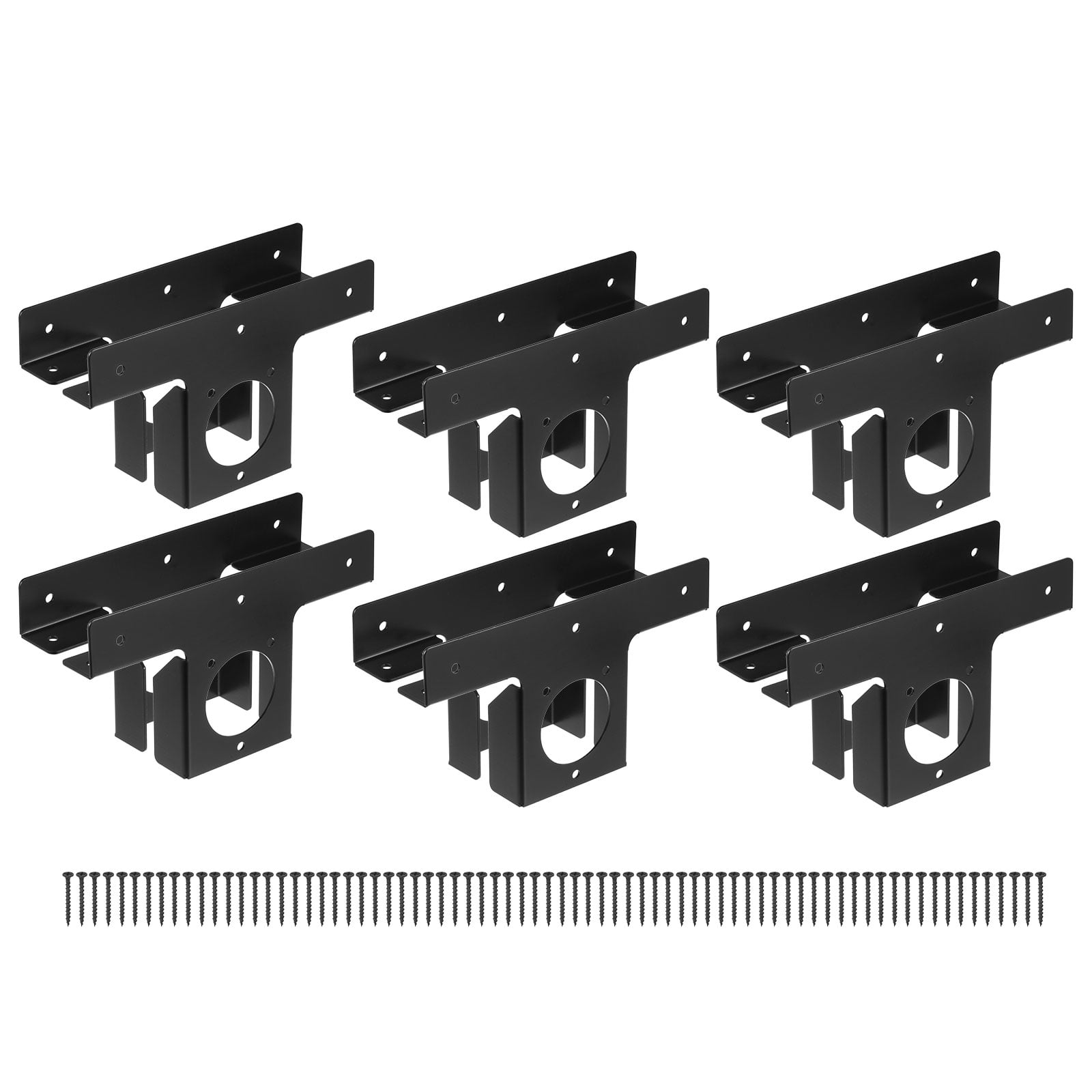 12pcs Corner Brackets, 3-Way T Brackets for 4" x 4" (Actual:3.5 Inch ...