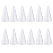 8pcs Foam Cone Polystyrene Cone Shapes Tree Crafts Table Centerpiece ...