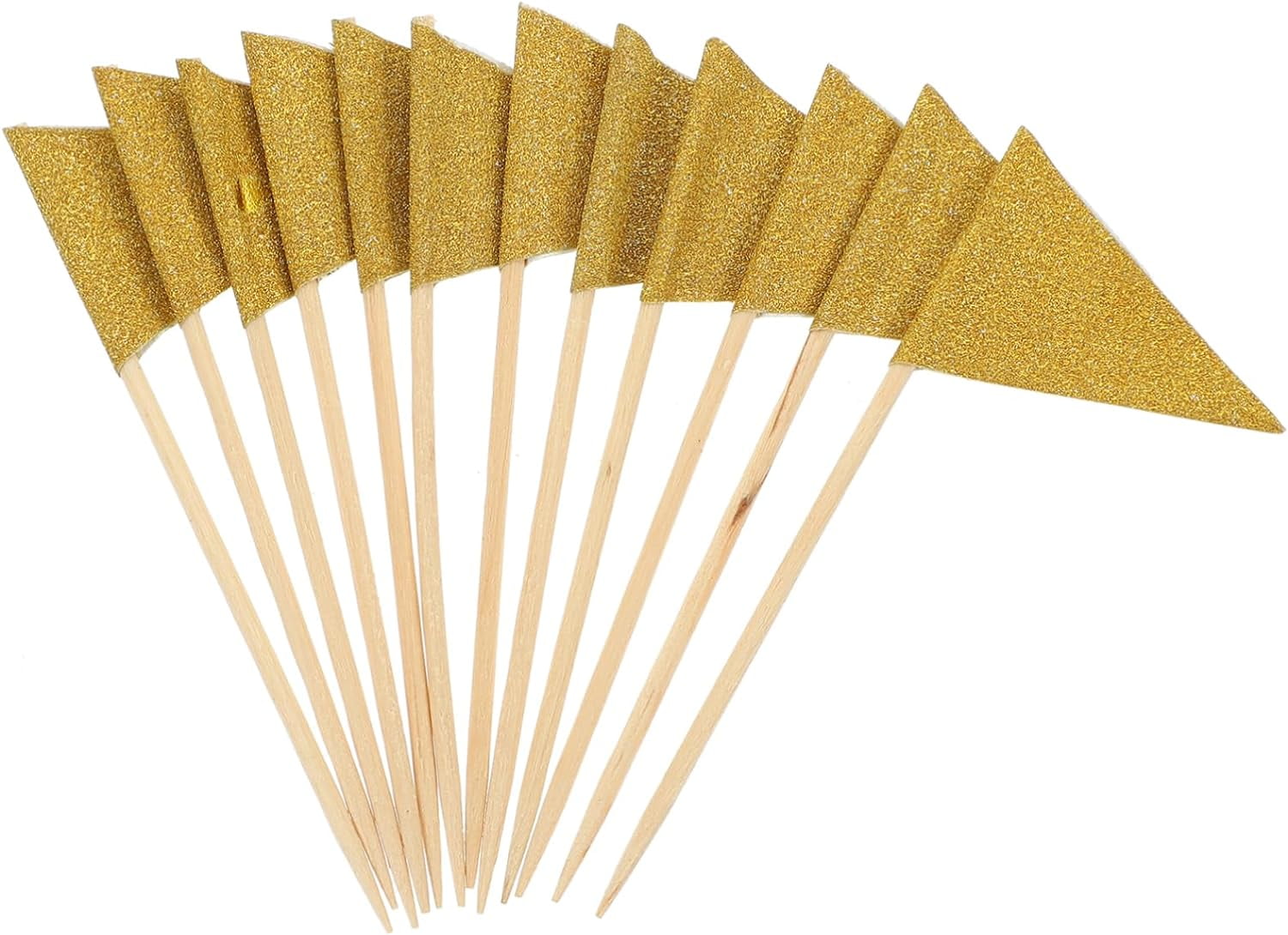 12pcs Cupcake Pennant Cake Insert Wedding Decoration Happy Birthday ...