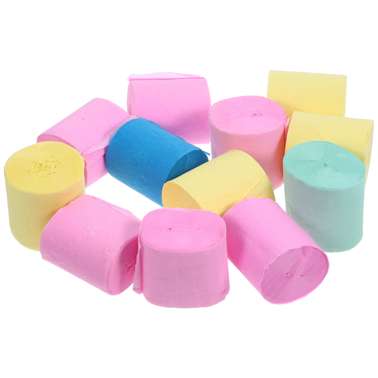 Assorted Color Crepe Paper Streamers for Decoration Bright and Vibrant ...