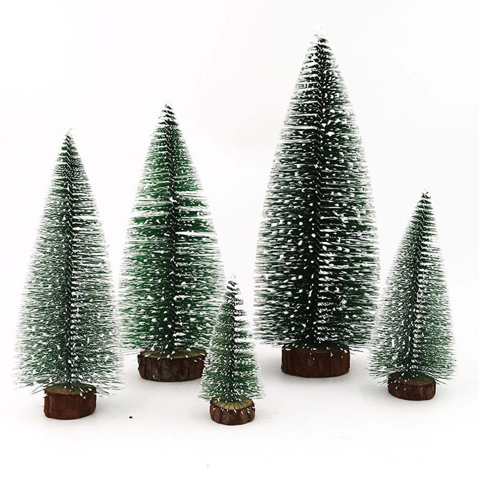 12pcs Desktop Miniature Pine Tree Tabletop Christmas Tree Small Pine ...