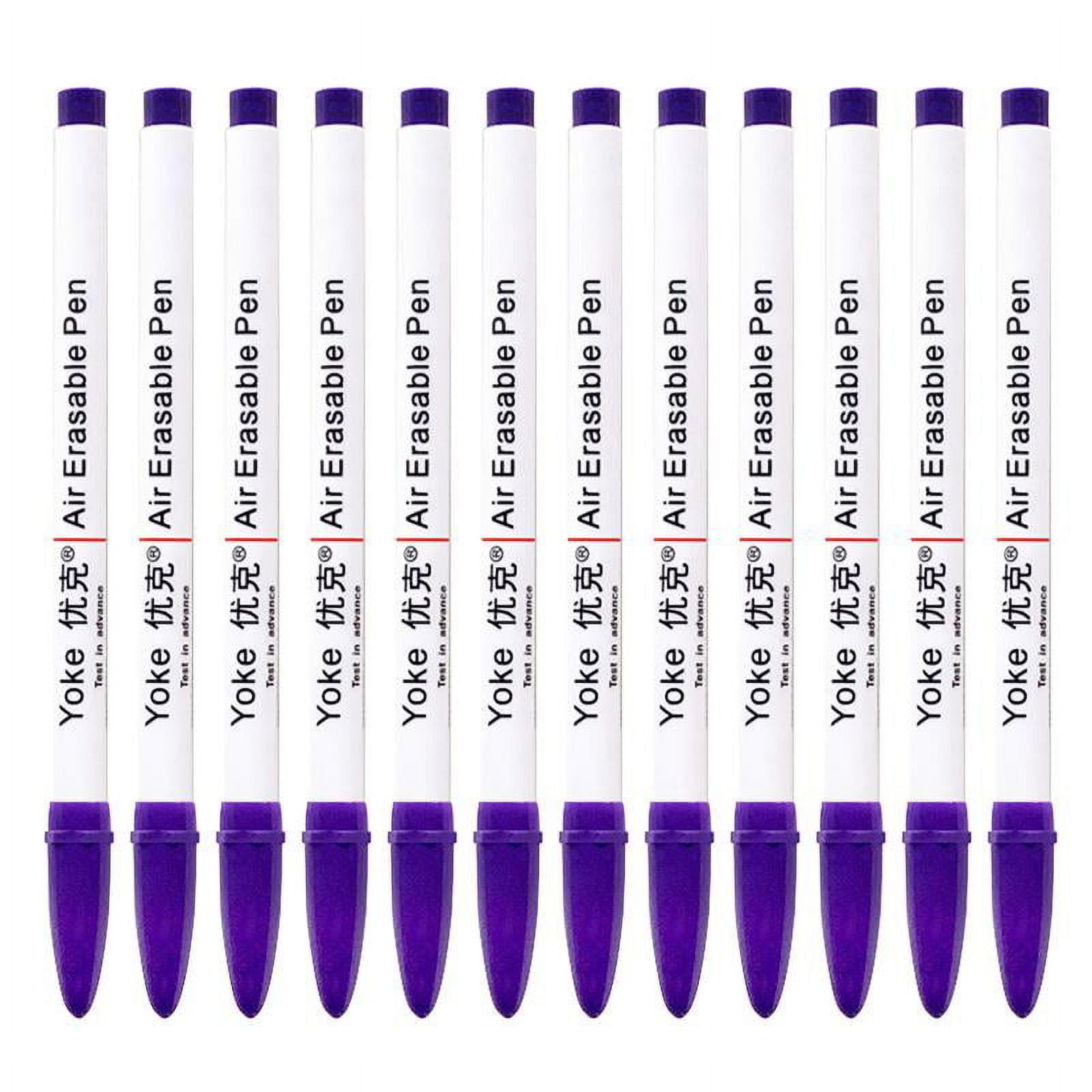 12pcs Disappearing Ink Fabric Marker Pen Vanishing Air Erasable Pen ...