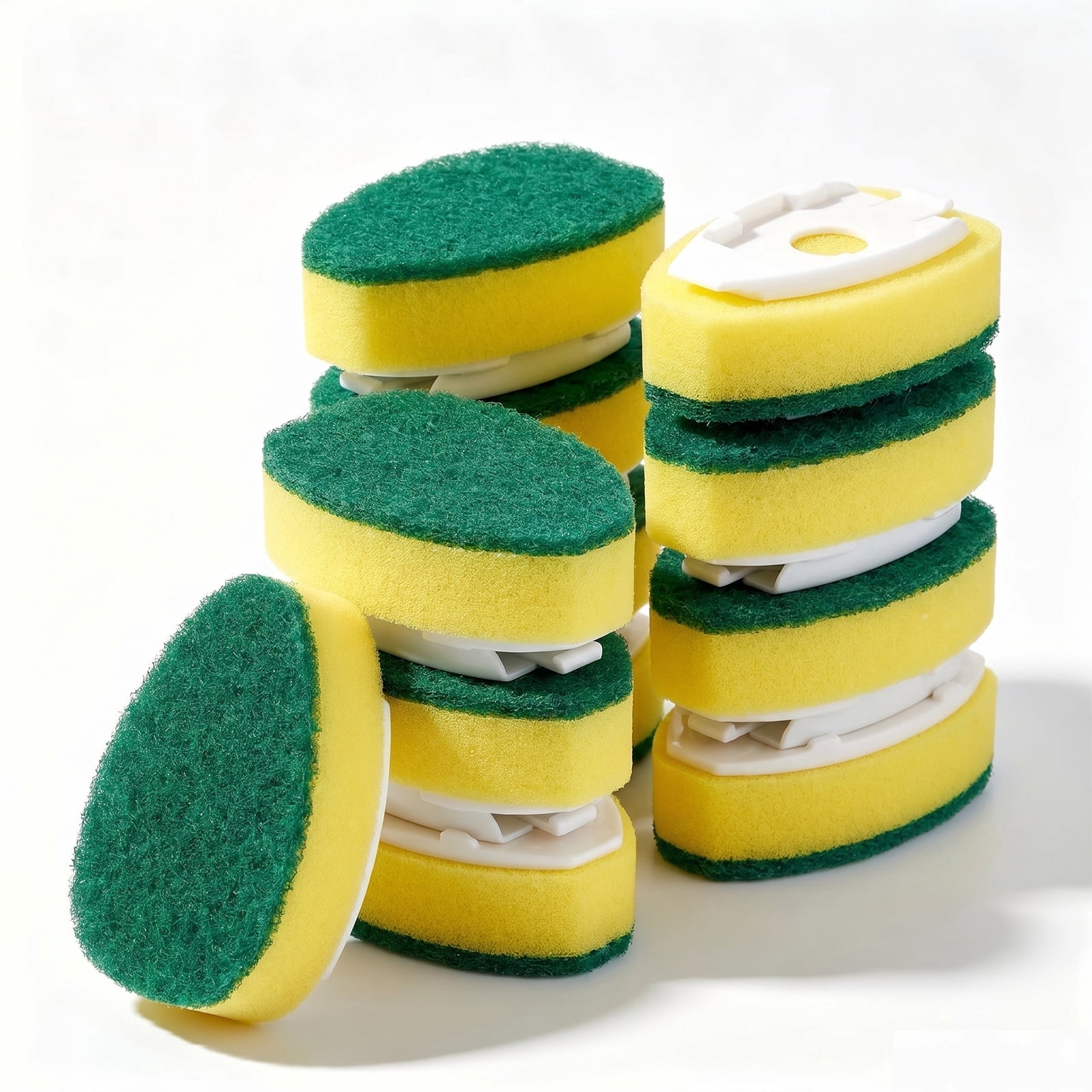 12pcs Dish Wand Refills Sponge Heads, Non Scratch Soap Dispensing Dish ...