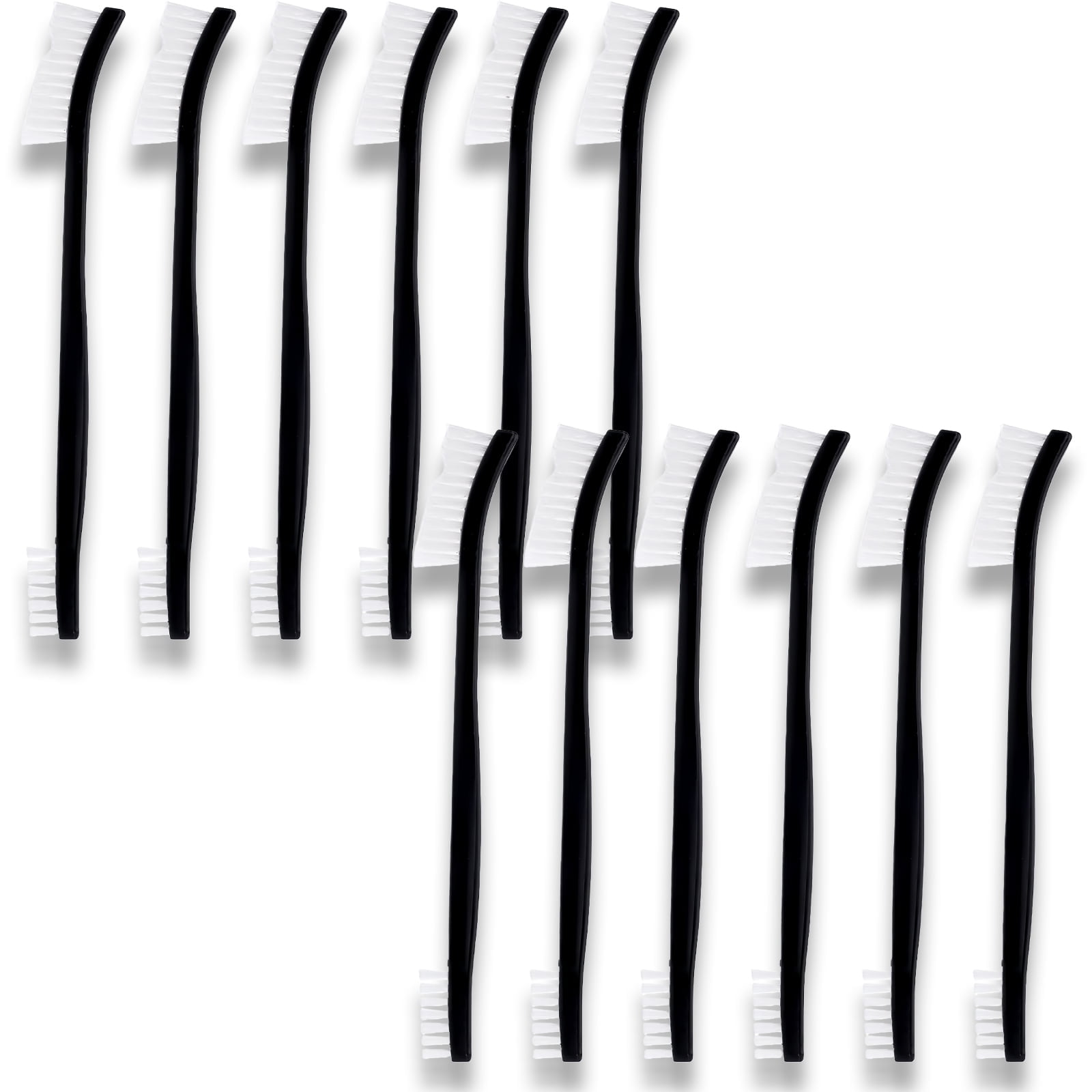 12pcs Double Ended Nylon Cleaning Brushes, Small Cleaning Brush Set ...