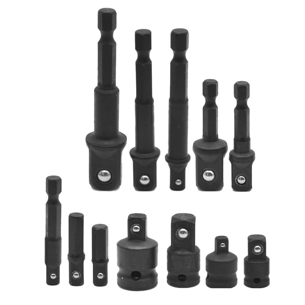 12pcs Drill Socket Adapter Extension for Impact Driver 1/2inch 3/8inch ...