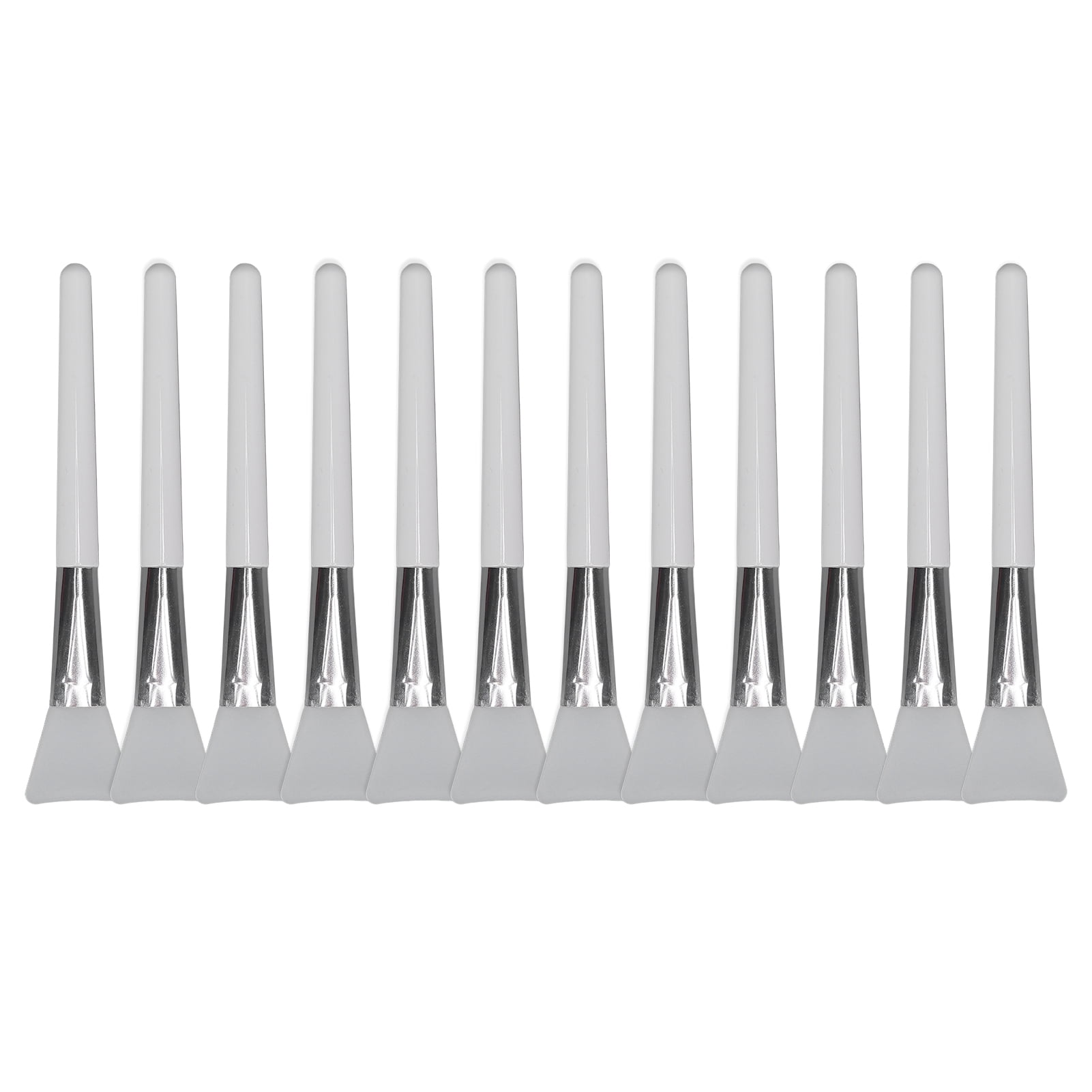 12pcs Facial Mask Brush Soft Silicone Comfortable Handle Mud Mask Cream ...