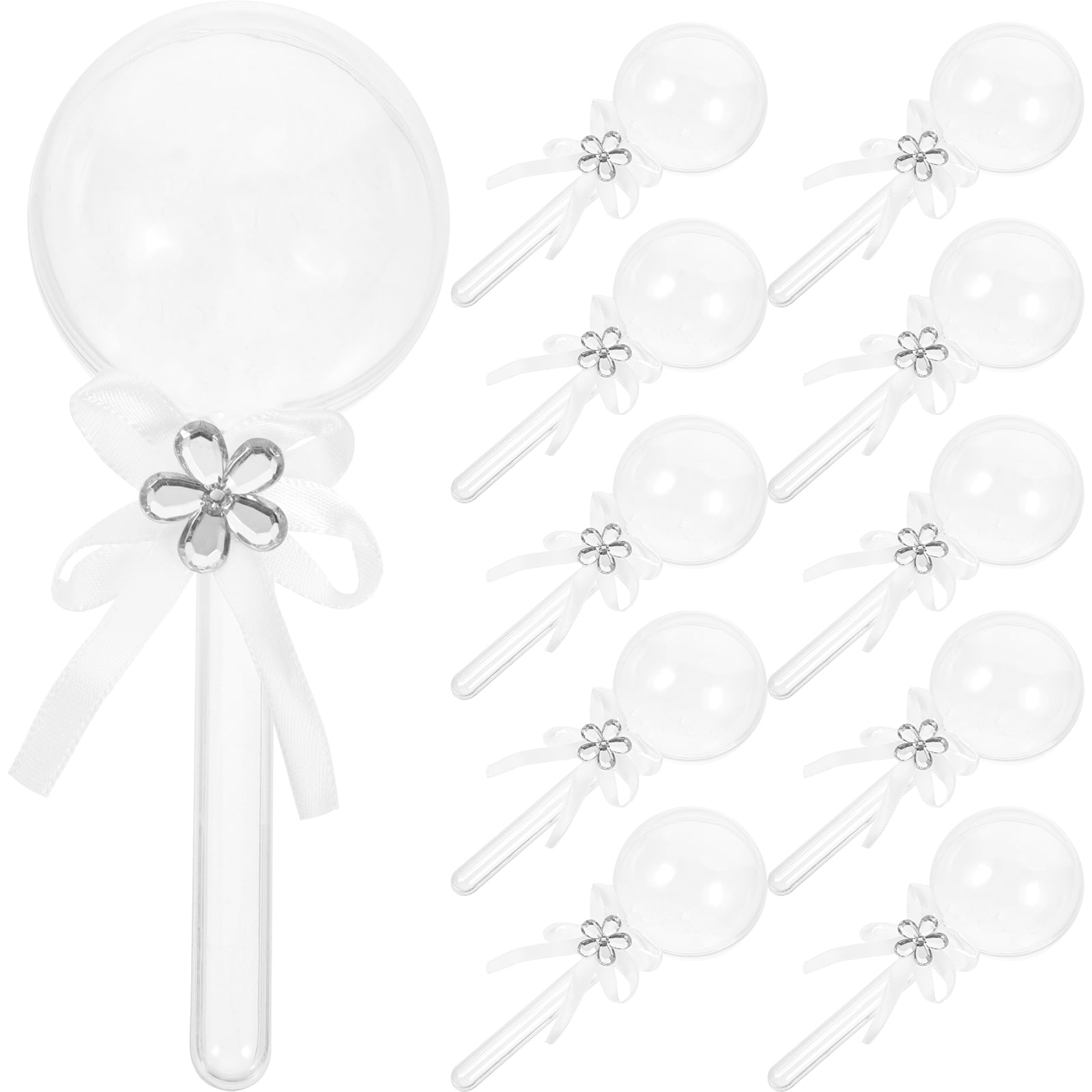 12pcs Fillable Baby Shower Party Favors Baby Lollipop Shaped Candy ...
