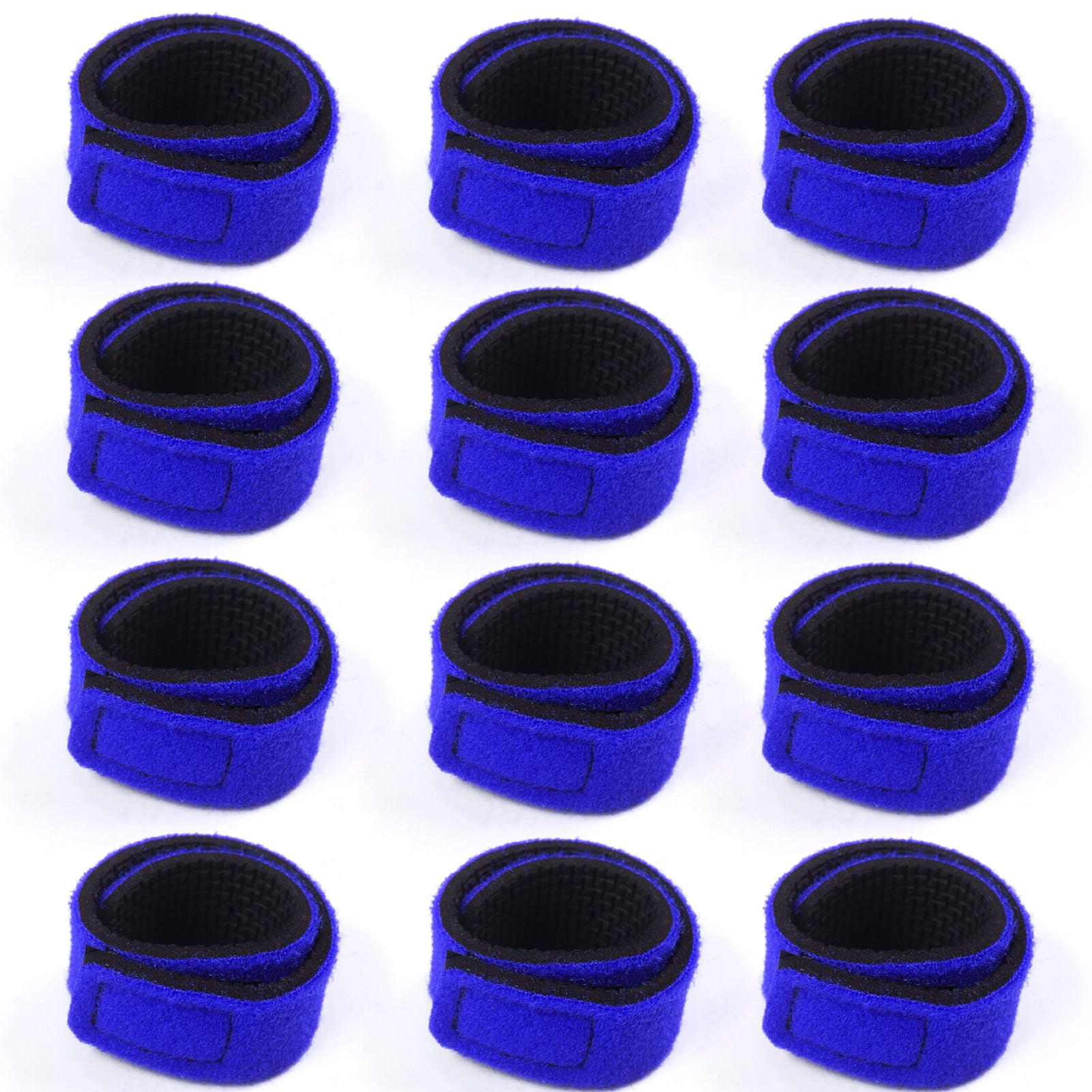 12pcs Fishing Rod Straps Fishing Pole Wrap Band Elastic Fishing Rod ...