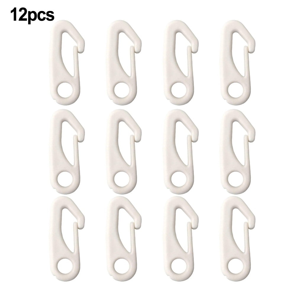 12pcs Flag Clips Nylon Rope Accessories Windproof Flag Fixing Flagpole ...