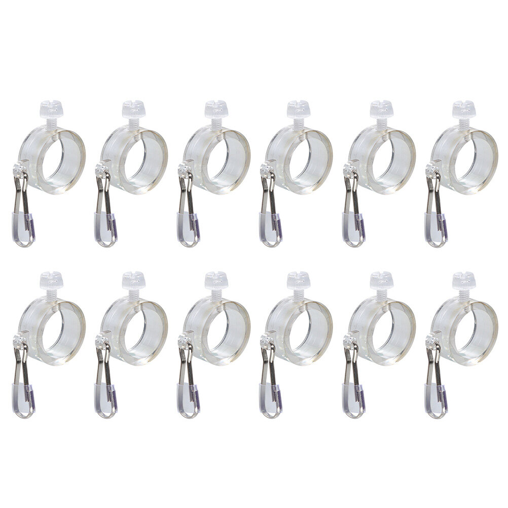 12pcs Flag Fixing Buckles Flag Mounting Rings Flag Pole Clamps Flag ...