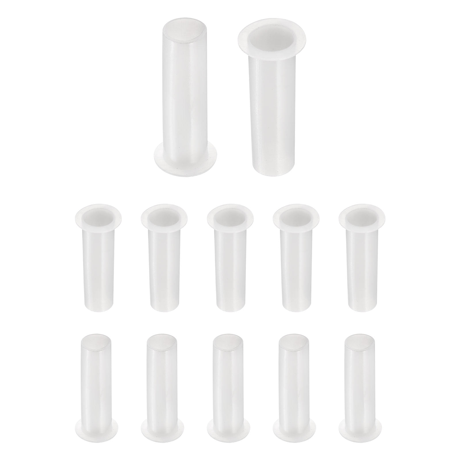 12pcs Flanged Sleeve Bearings Plastic Bushings ID 13mm x OD 14.9mm x ...