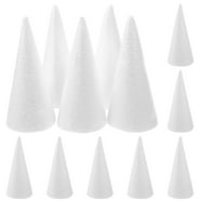 8pcs Foam Cone Polystyrene Cone Shapes Tree Crafts Table Centerpiece ...