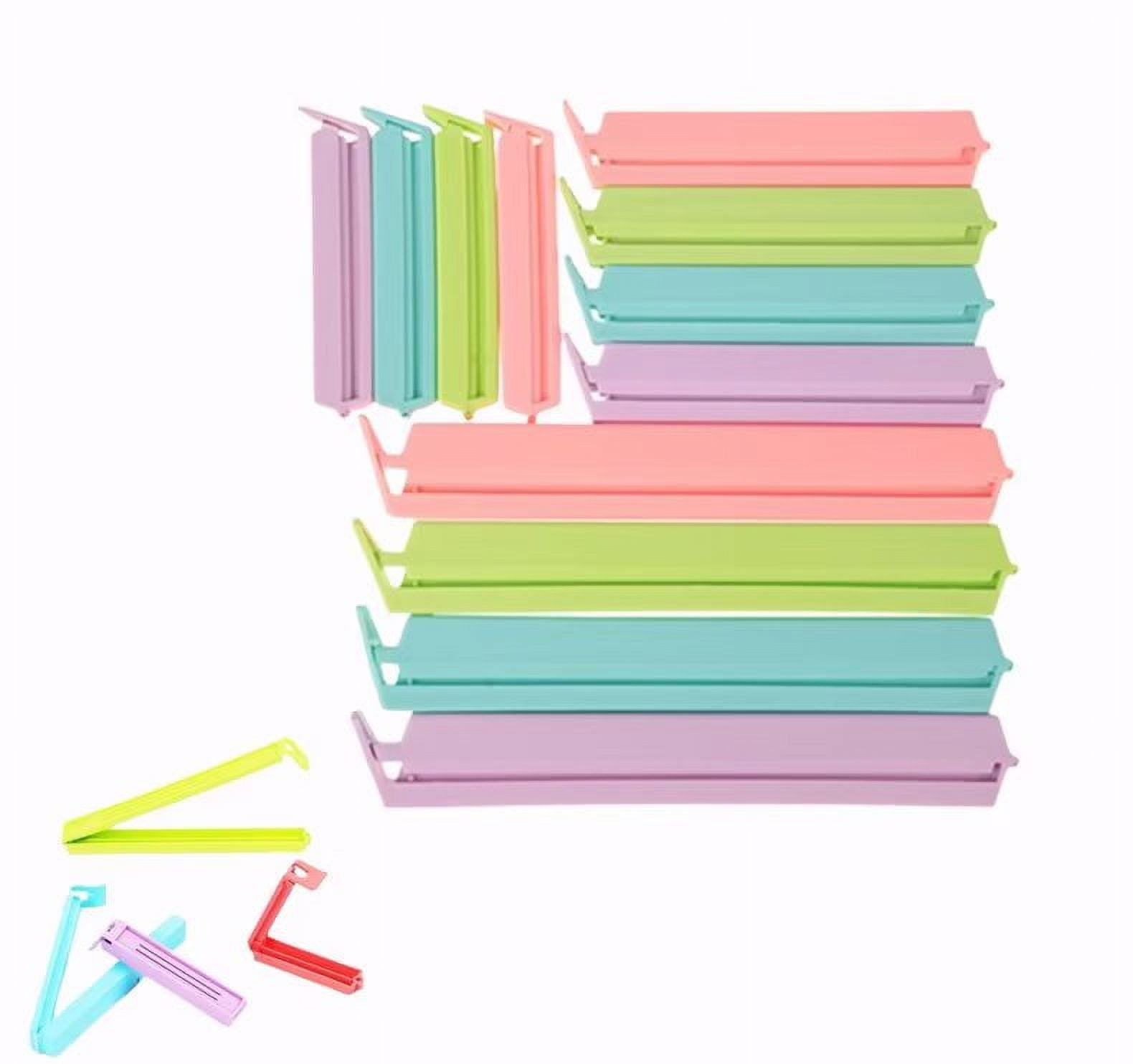 12pcs Food Bag Sealing Clips, Multi-colors Fresh-Keeping Clamp for Food ...