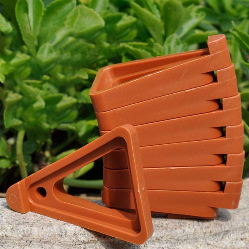 12pcs Garden Plant Flower Pot Feet Stand Invisible Risers Toes Lifters ...