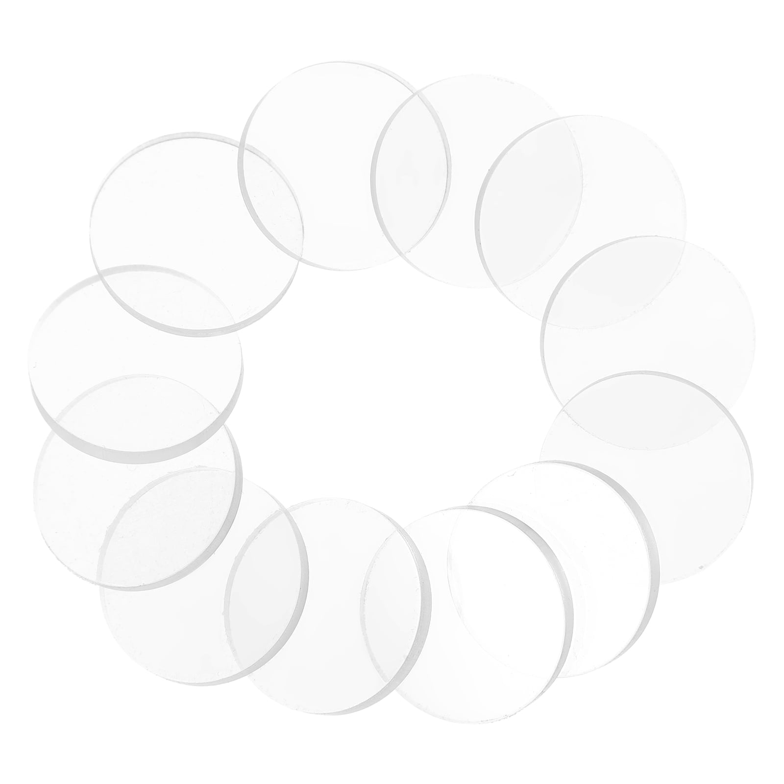 12pcs Glass Table Top Anti Slip Pads Round Table Protector Grippers Non ...