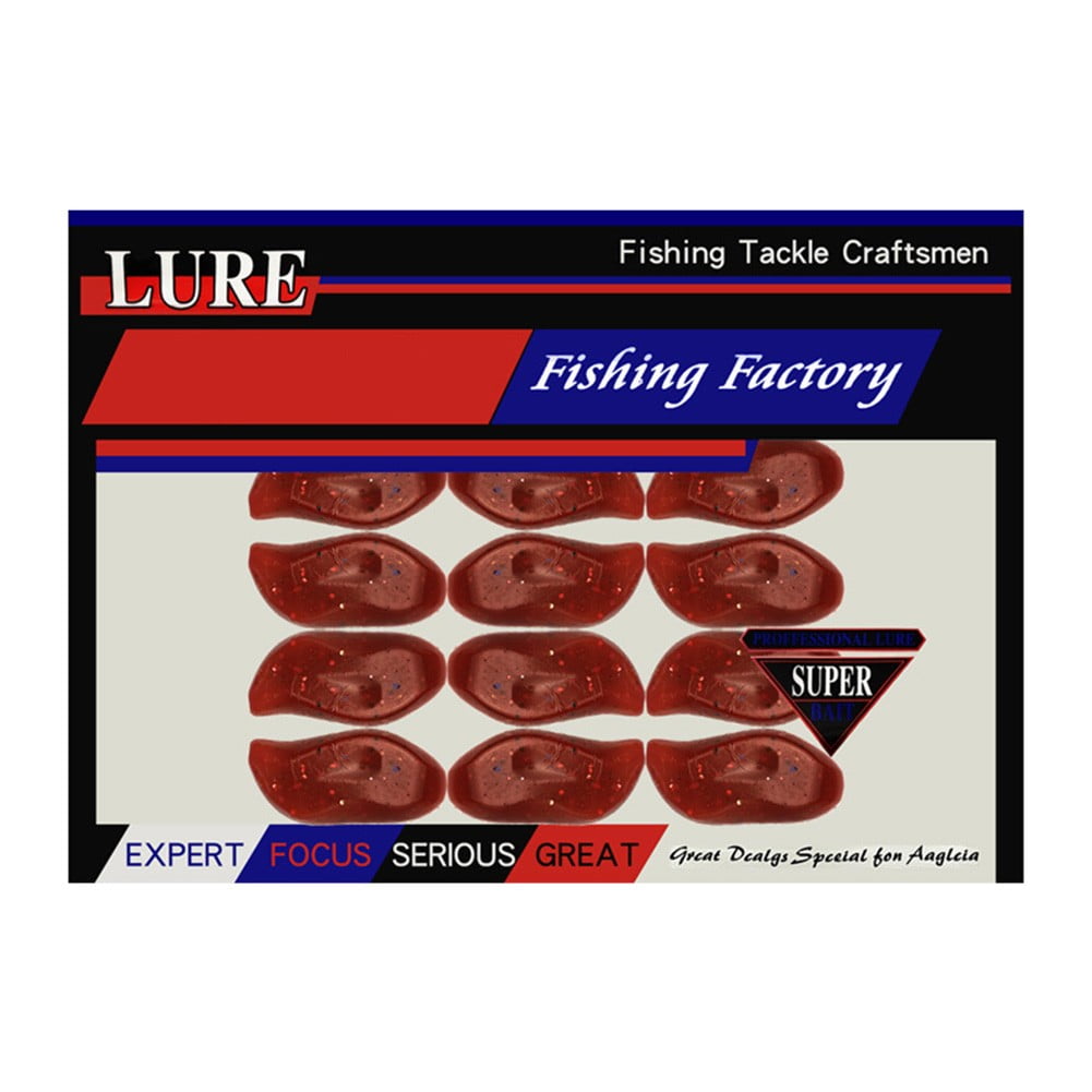 12Pcs Gulp Live Bait Floating Soft Lure Catfish Bait Blood Clot Pig ...