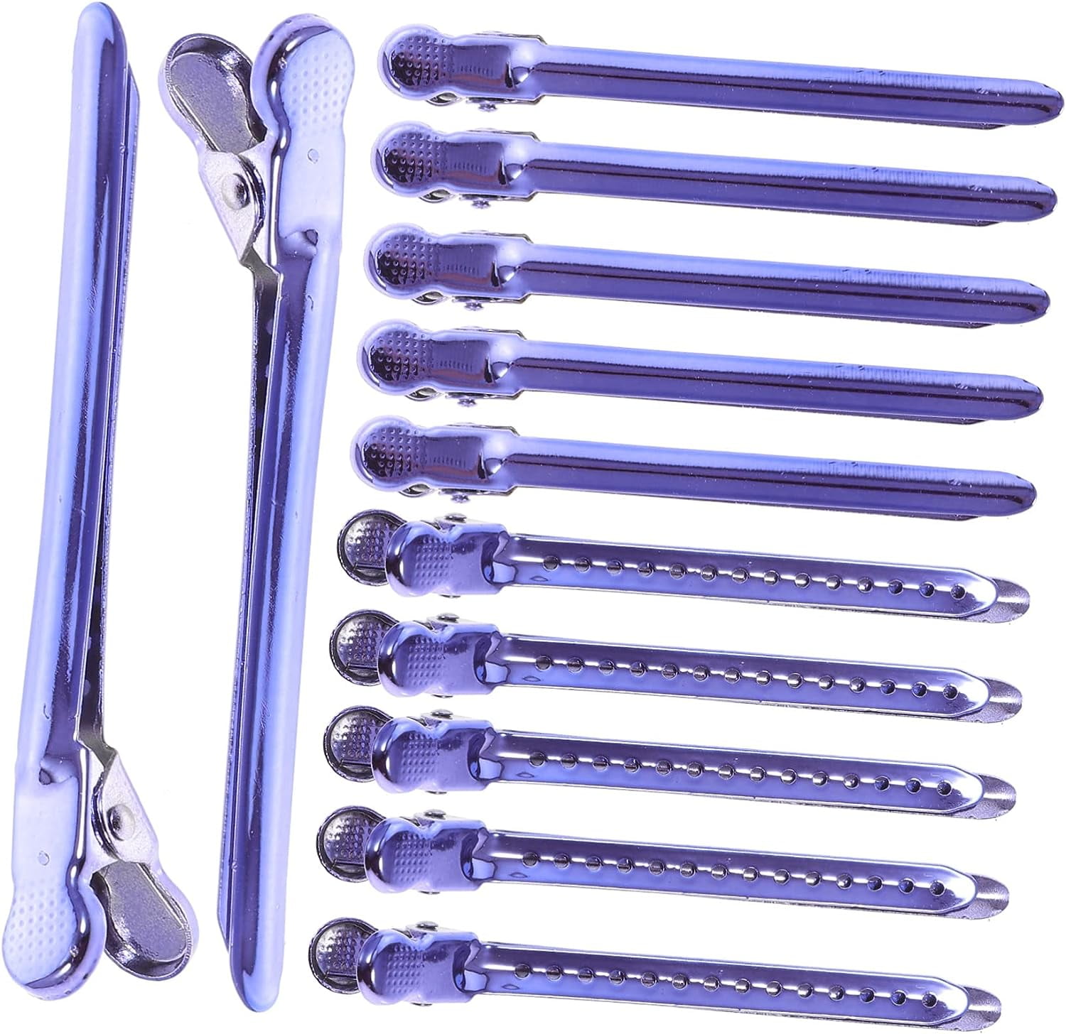12pcs and Big Crease Sectioning Alligator Clamps Bill Styling ...