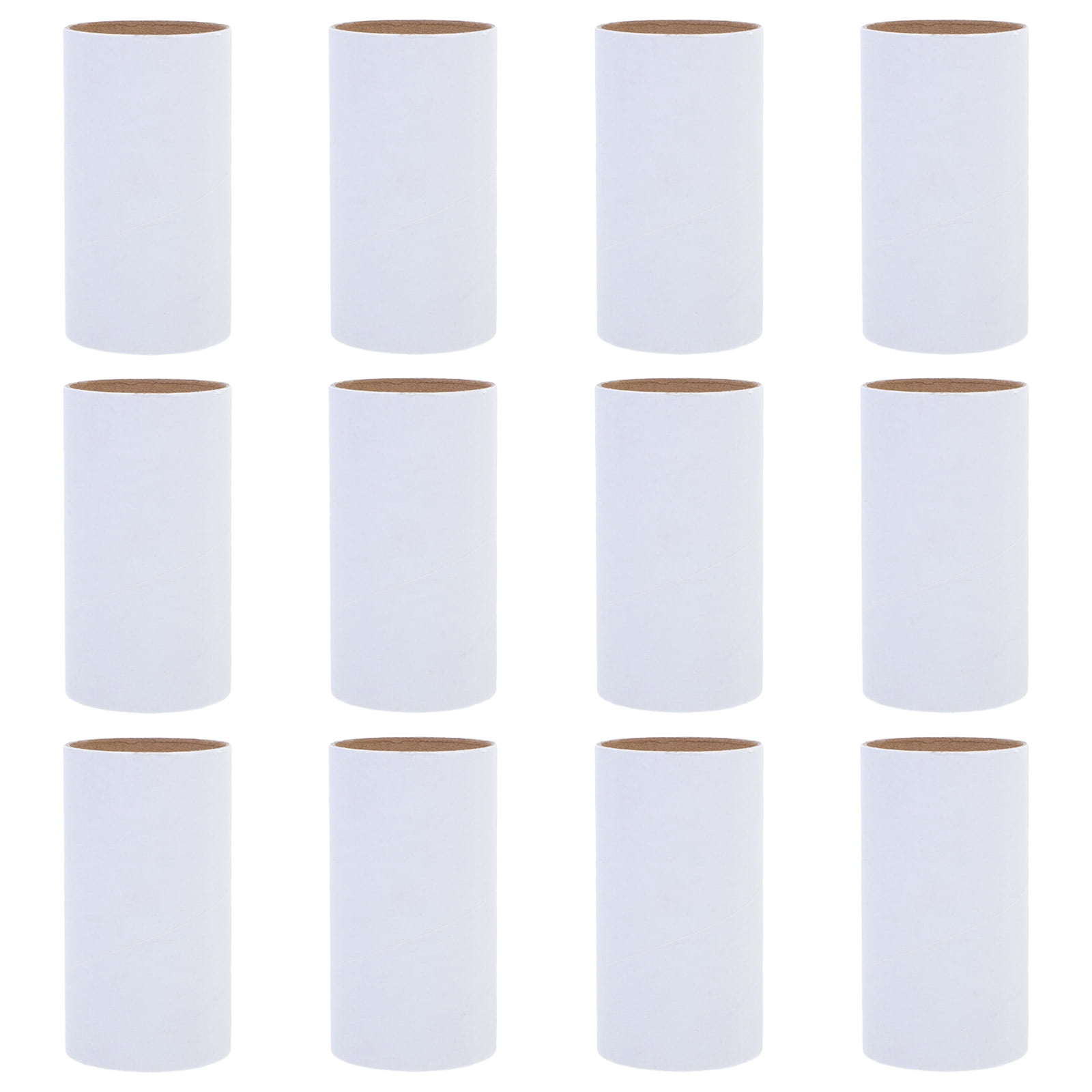 12pcs Handmade Diy Paper Tubes Blank Paper Tubes For Crafting Painting ...