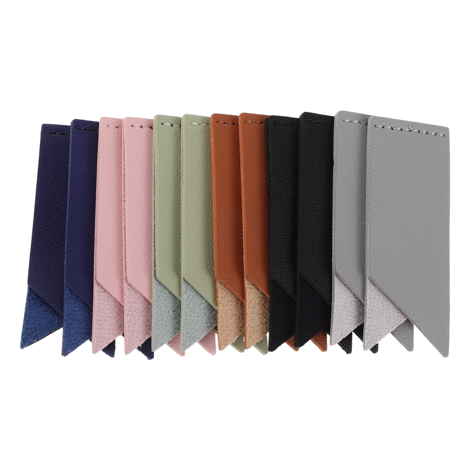 12pcs Handmade Leather Bookmarks: Timeless Page Holders - Elegant Book ...