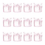 Durable Mini Candy Jar with Lids, Clear Plastic Party Favor & Gift ...