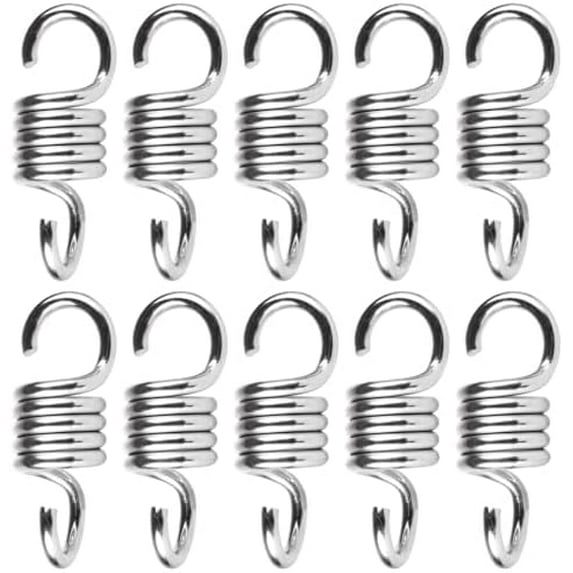 12pcs Heavy Duty Spring, 990LBS Capacity 5INCH Hammock Chair Spring ...