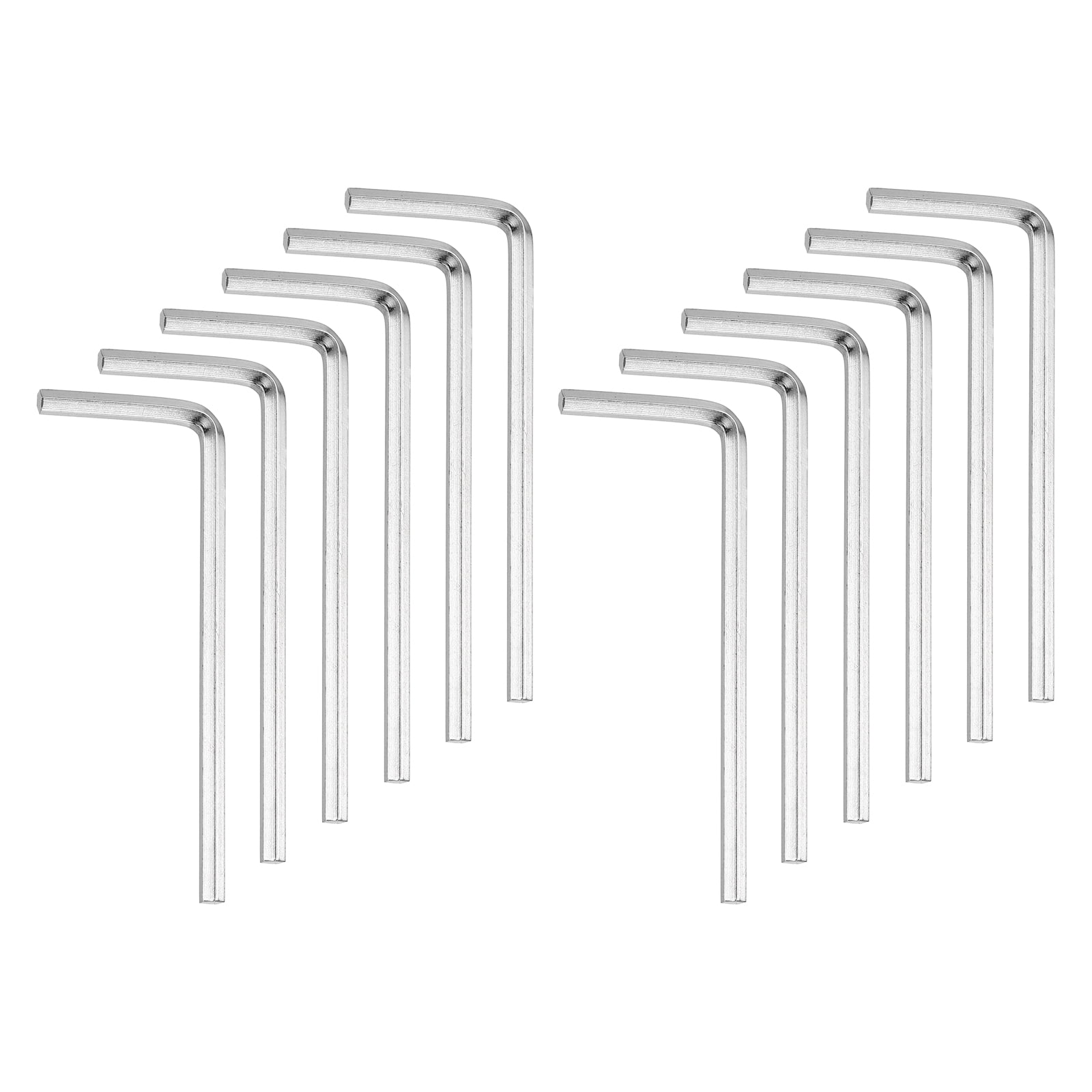 12pcs Hex Key Wrench 3mm L-Shape Hexagon Metric Wrenches Silver ...