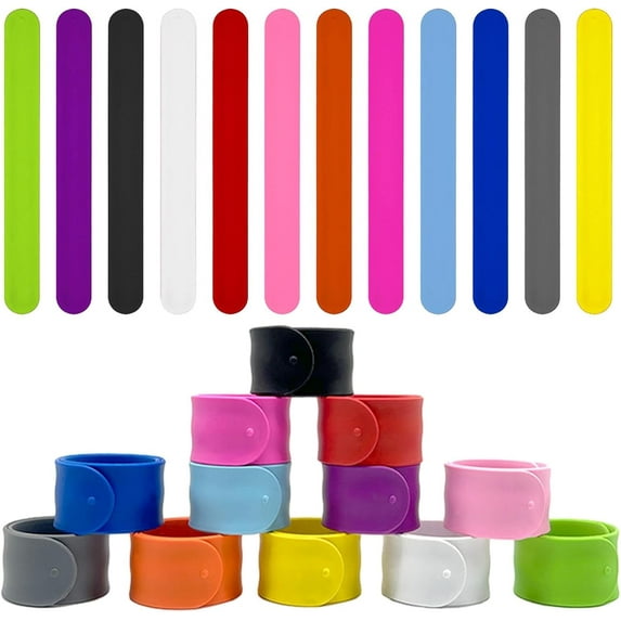 12pcs Holiday Flip Wraps Silicone Covered Metal Strips 1x8.5Inch ...