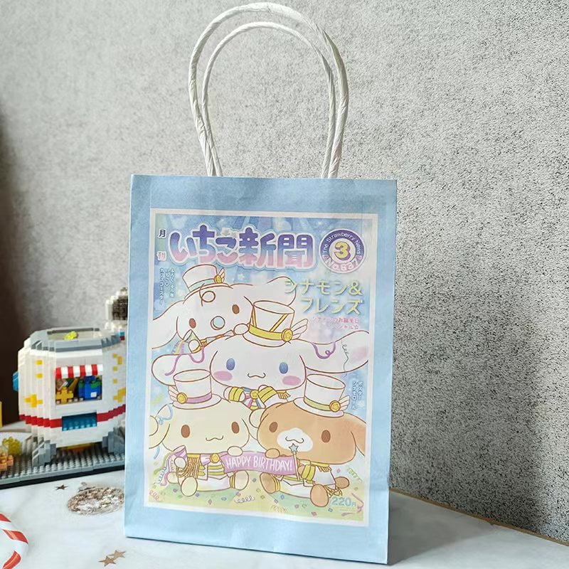 12pcs Kawaii Sanrio Candy Paper Bag Gift Bag Hello Kitty Cinnamoroll ...