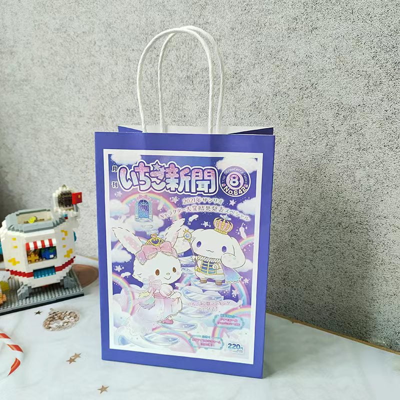 12pcs Kawaii Sanrio Candy Paper Bag Gift Bag Hello Kitty Cinnamoroll ...