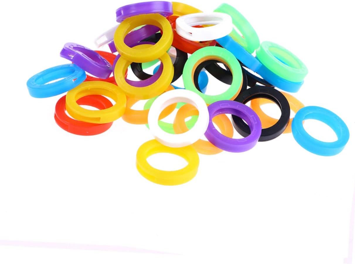 12pcs Key Organizer Keychain Key Color Identifiers Key Tags Plastic ...