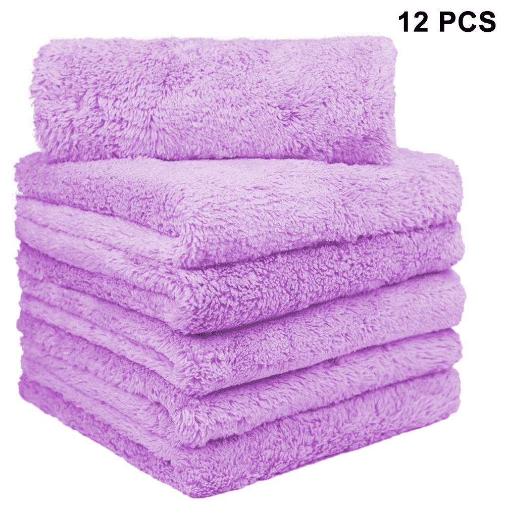12pcs Kitchen Towels and Dishcloths Set, Bulk Cotton Dish for Washing ...