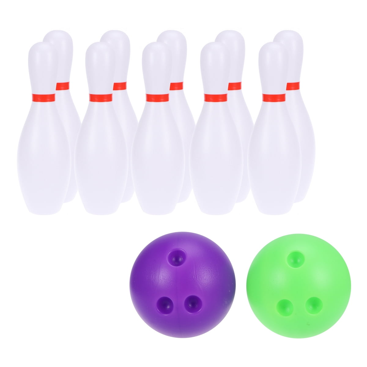 12pcs Large Size Bowling Play Sets Indoor Outdoor Sports Bowling Games ...