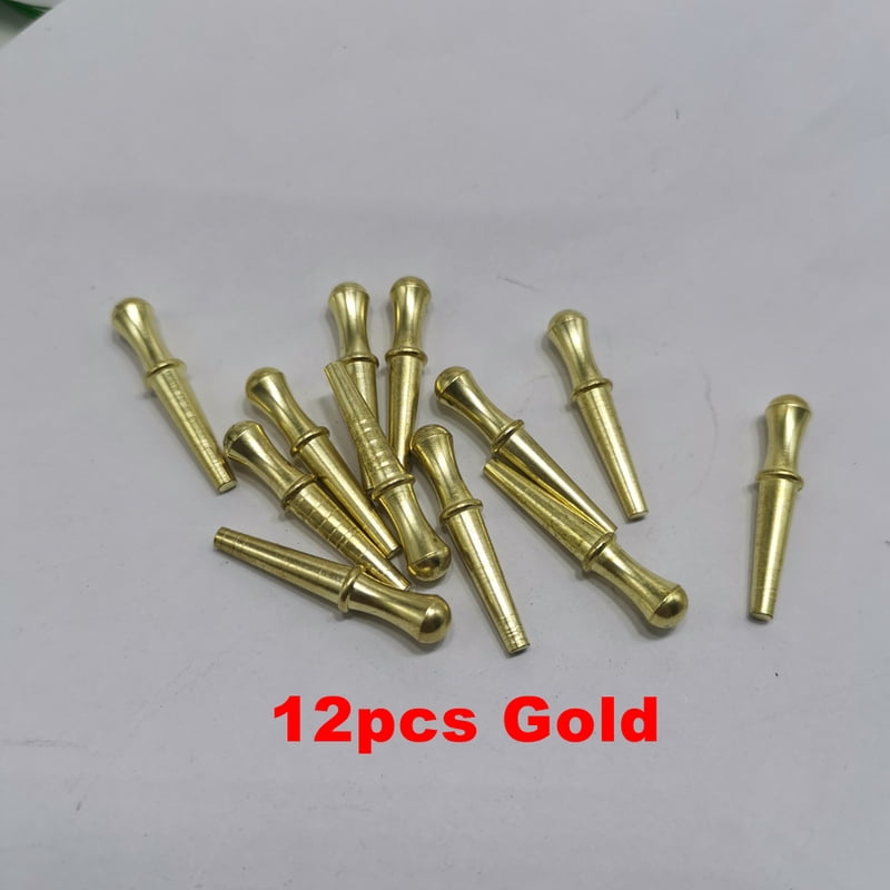 12pcs Length 1inch Metal Cribbage Pegs Board Steel Cone For 1/8 Holes ...
