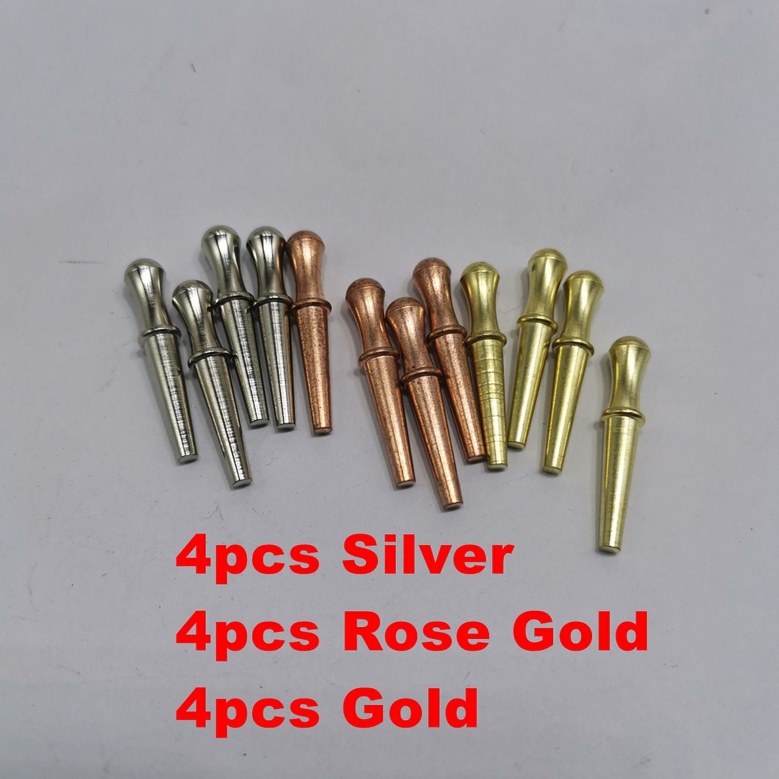 12pcs Length 1inch Metal Cribbage Pegs Board Steel Cone For 1/8 Holes ...