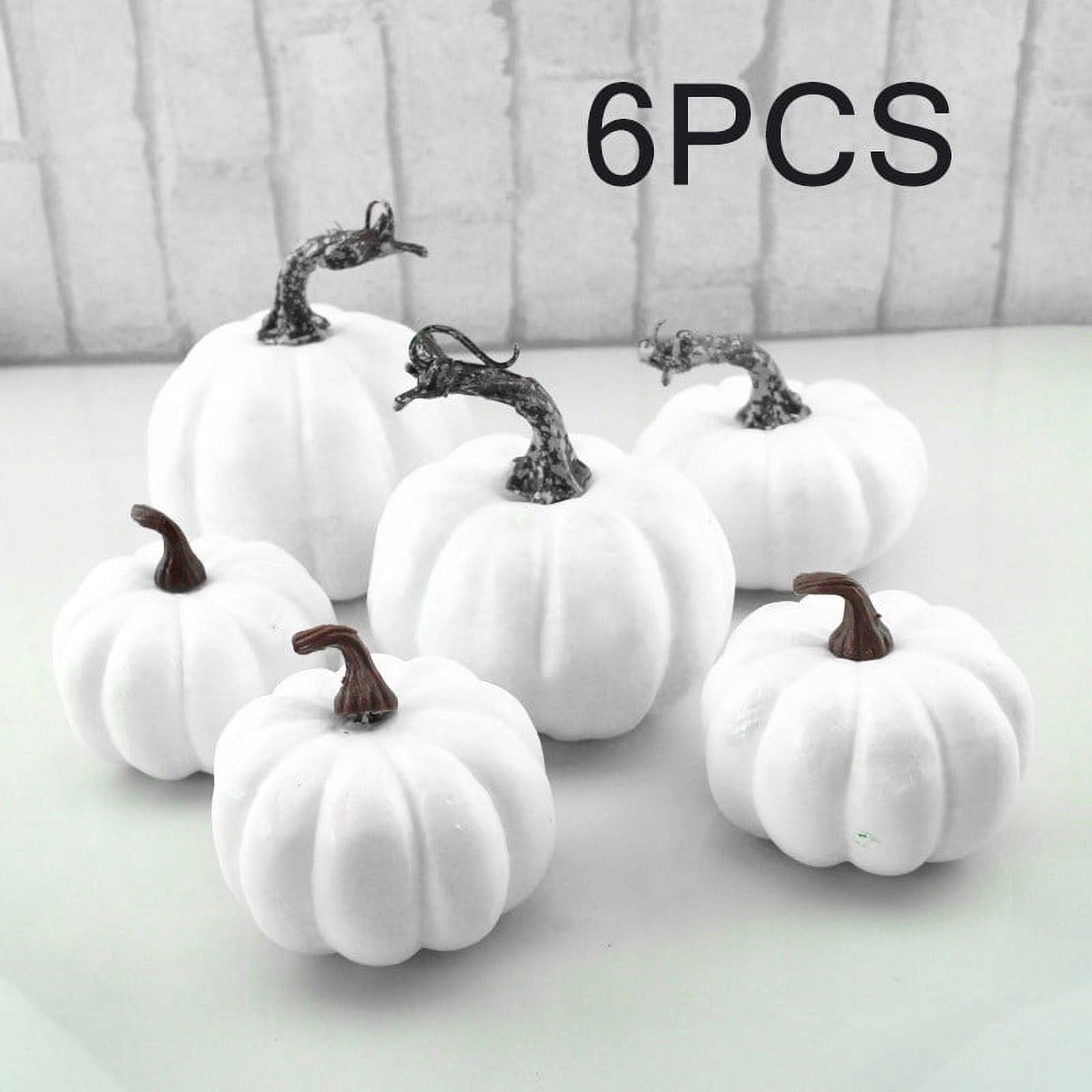 12pcs Lifelike Artificial Pumpkin Lifelike Fake Pumpkin Autumn Harvest ...