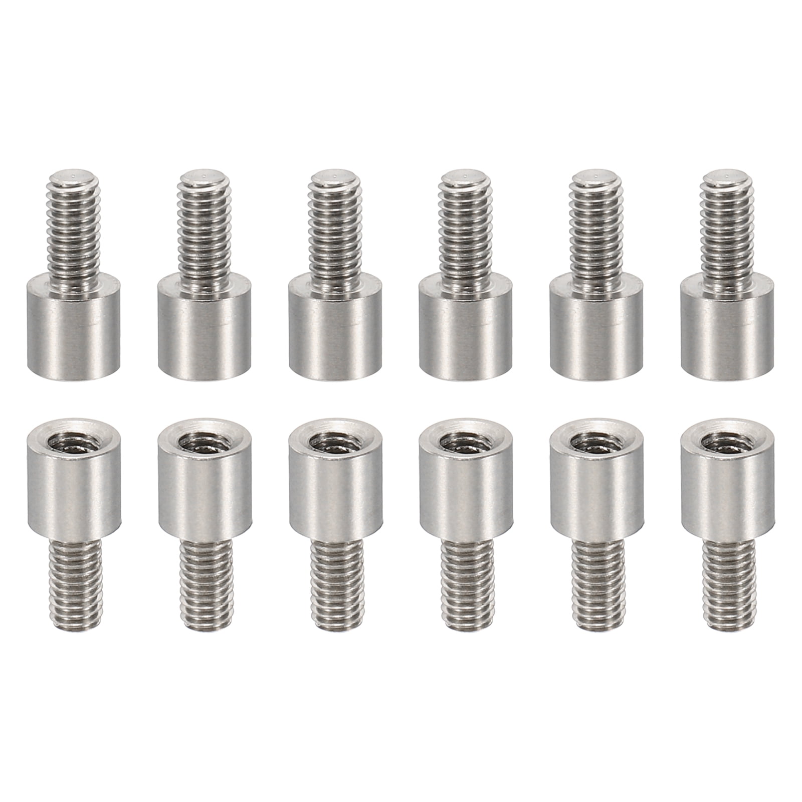 12pcs M3 Standoffs, M3 5+6mm Spacer Standoffs Steel Threaded Standoffs ...