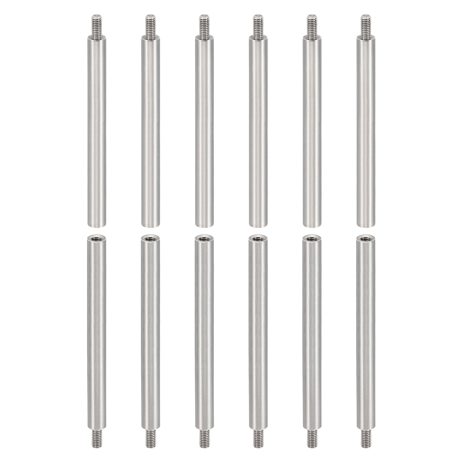 12pcs M3 Standoffs, M3 50+6mm Spacer Standoffs Steel Threaded Standoffs ...